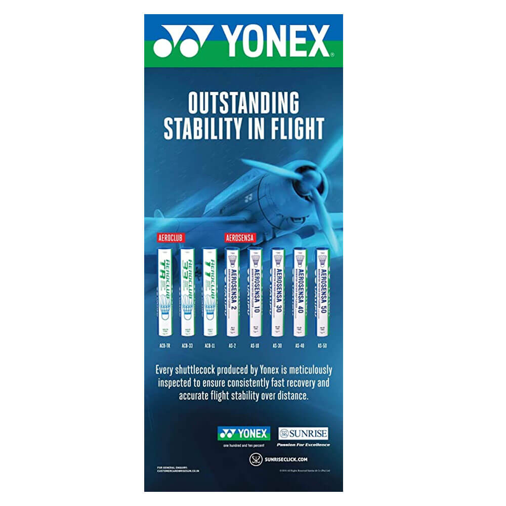 Yonex Aeroclub TR Badminton Feather Shuttlecock - Big Value Shop