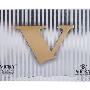 VICKY Cricket Tennis Ball | Yellow, Maroon | Pack of 6 - Big Value Shop