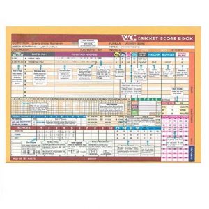 WillCraft Cricket Score Book - Big Value Shop