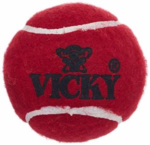 VICKY Cricket Tennis Ball | Yellow, Maroon | Pack of 6 - Big Value Shop