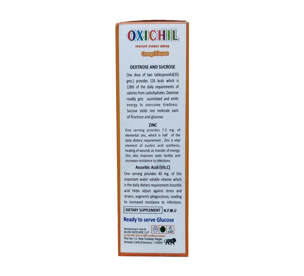 OXICHIL Instant Energy Drink | Vitamin C & Zinc Enriched - Big Value Shop