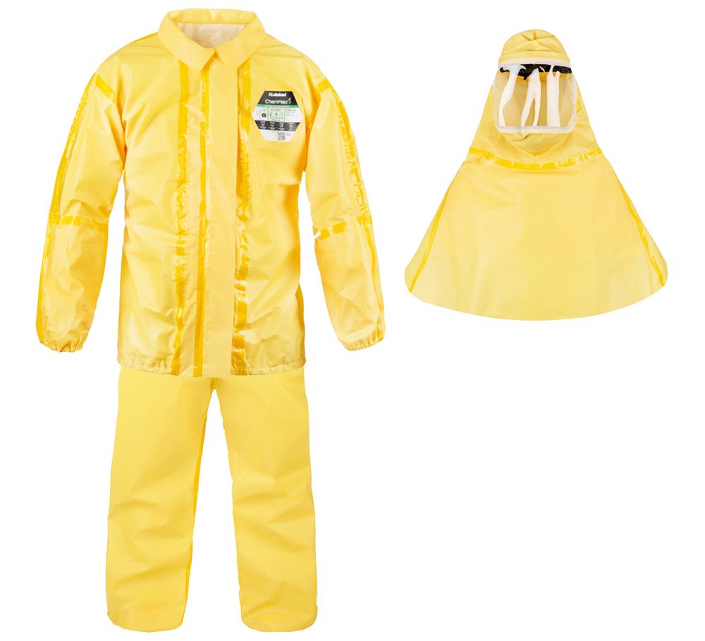 Lakeland ChemMax 1 Chemical Safety Set | Jacket, Cape hood/visor, Pants ...
