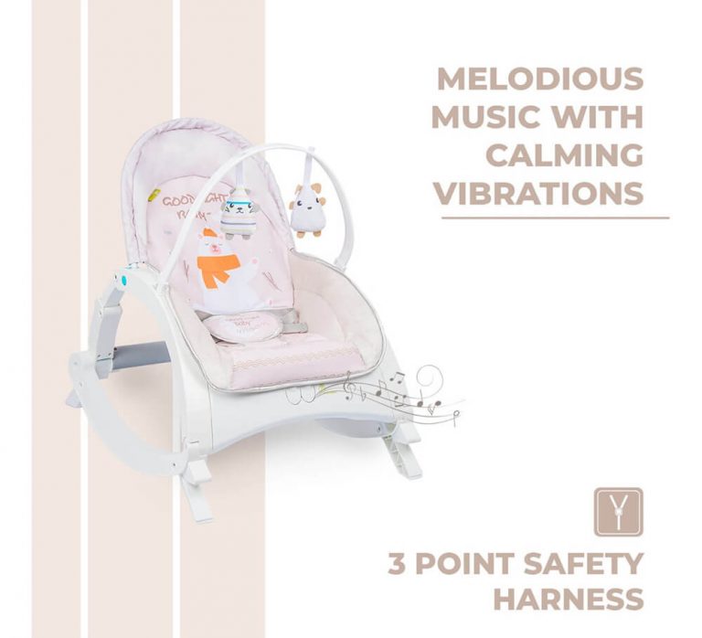 R for Rabbit Rock N Play Baby Rocker | Musical Rocker - Big Value Shop