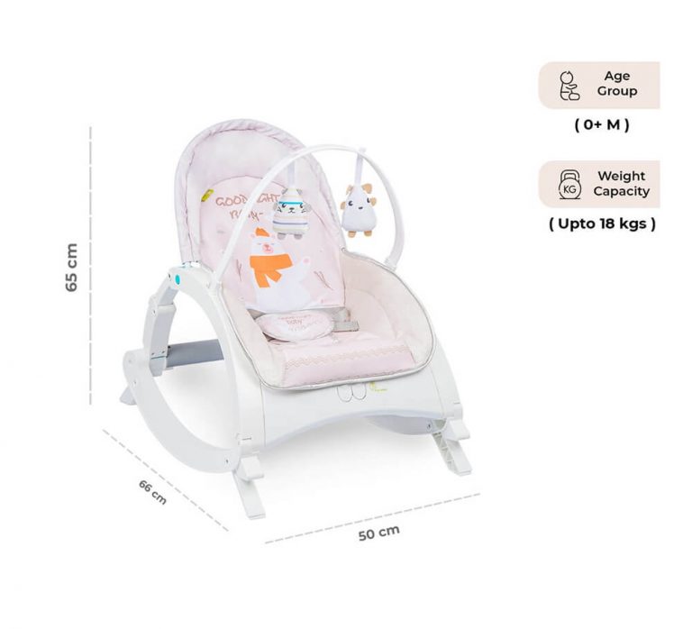 R for Rabbit Rock N Play Baby Rocker | Musical Rocker - Big Value Shop