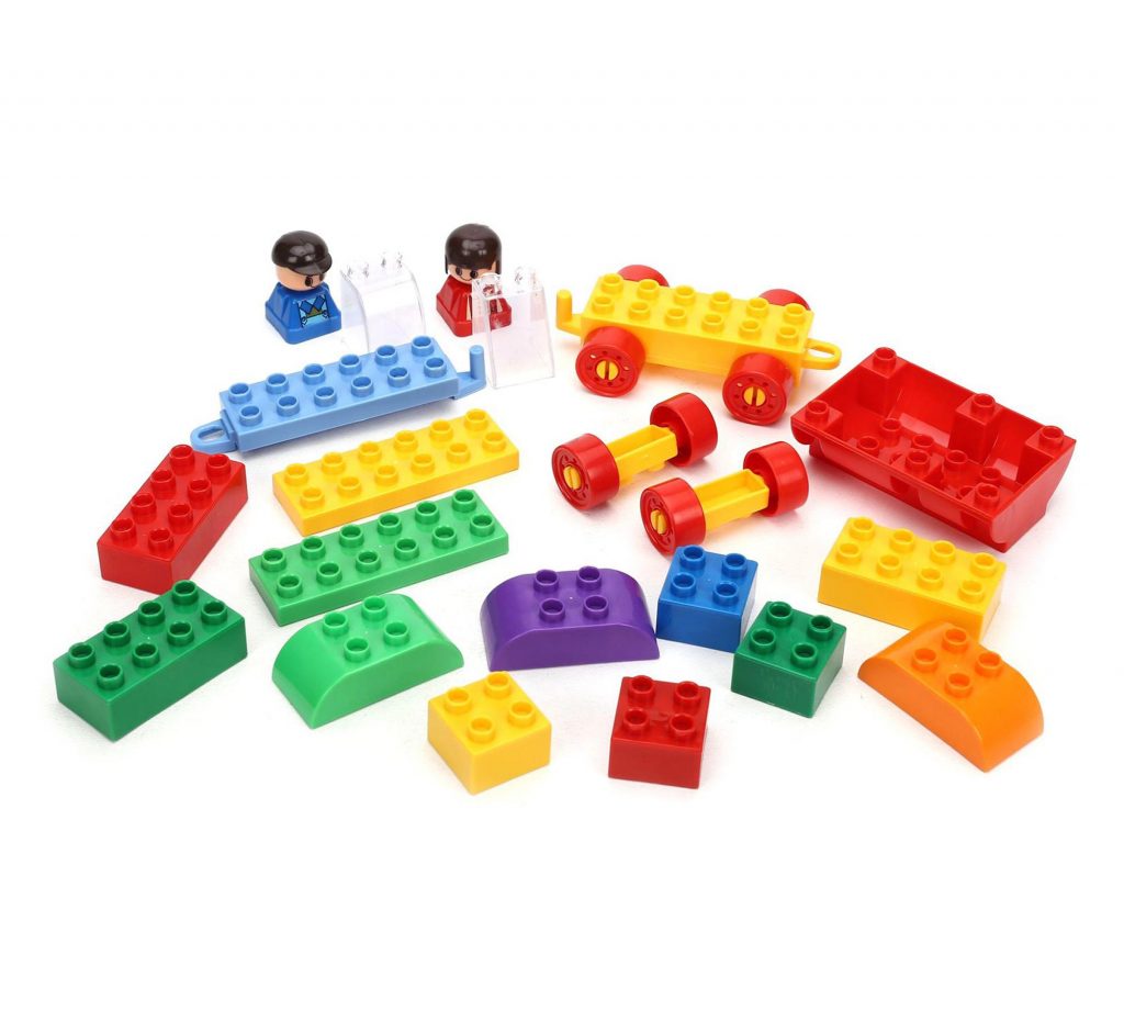 Virgo Toys Play Blocks Highway Vehicle Set | 33 Pieces - Big Value Shop