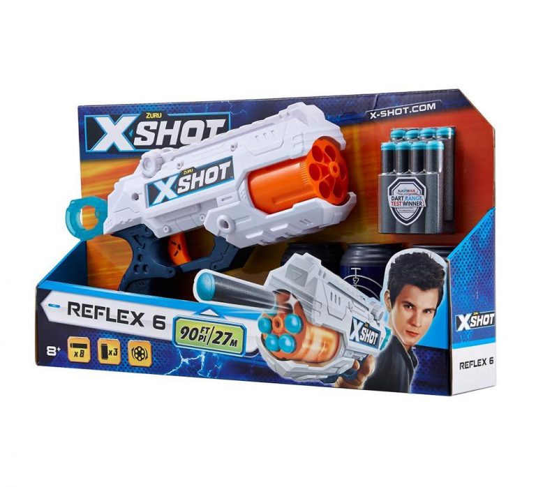 X-Shot Excel Reflex 6 | X-Shot REFLEX REVOLVER | 6 Darts - Big Value Shop