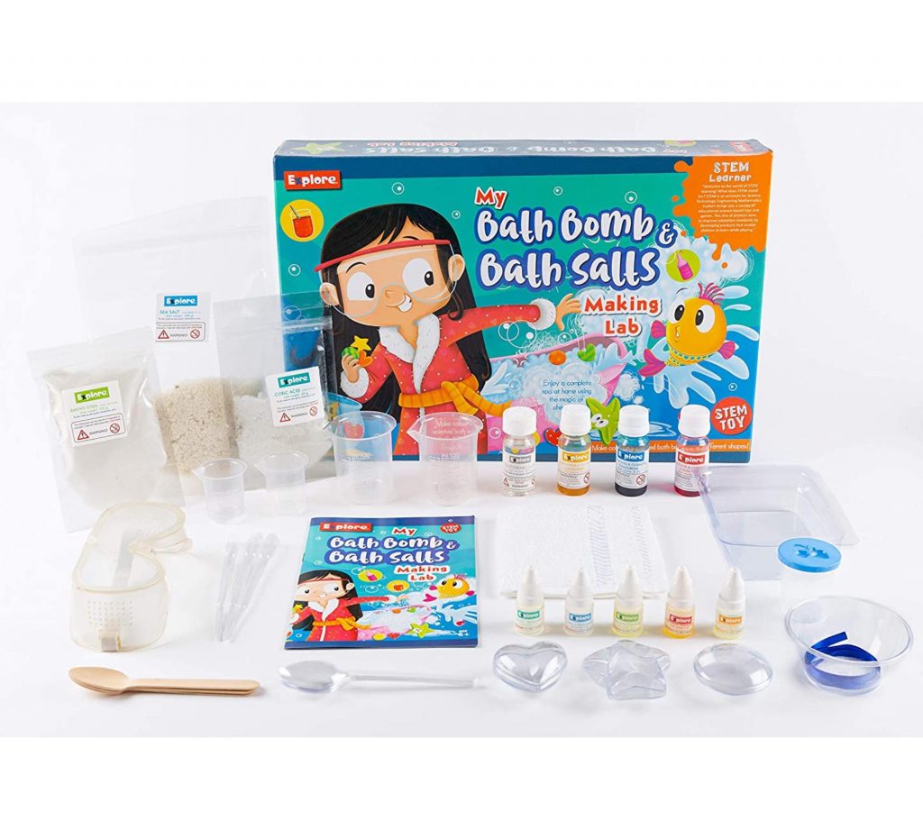 Explore My Bath Bomb & Bath Salts Making Lab | Stem Learning While ...
