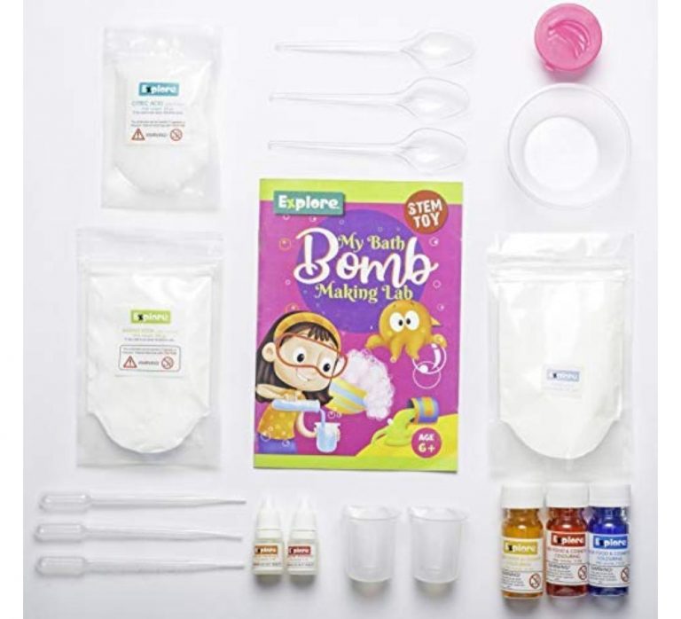 Explore My Bath Bomb Making Lab | Stem Learning While Playing | Age ...