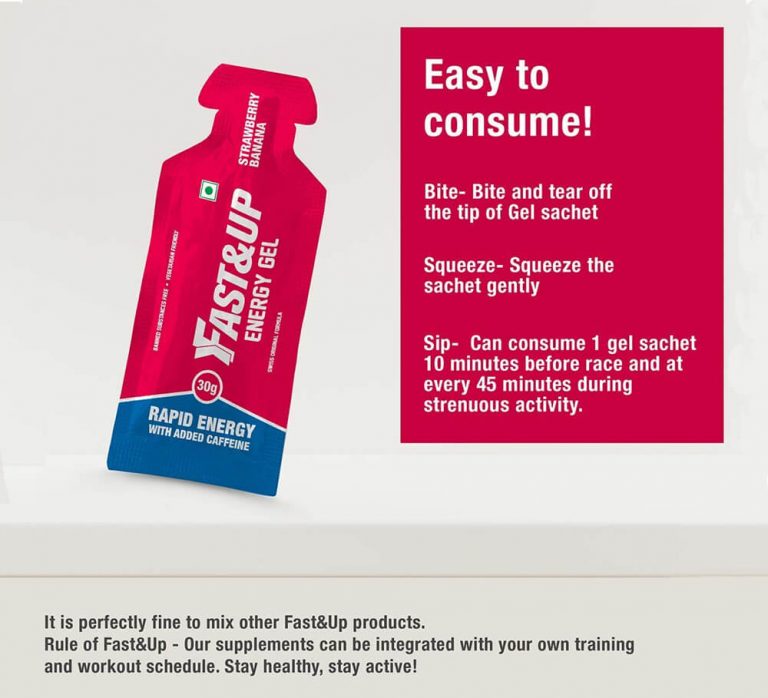 Fast&Up Energy Gel | 30g | Instant Energy Boost - Big Value Shop