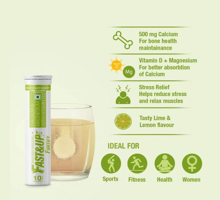 Fast&Up Fortify | Calcium + Vitamin D3 + Magnesium - Big Value Shop