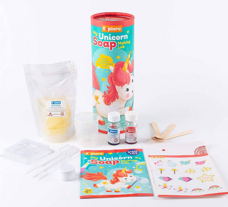Explore My Unicorn Soap Making Lab | Stem Learning While Playing | Age ...