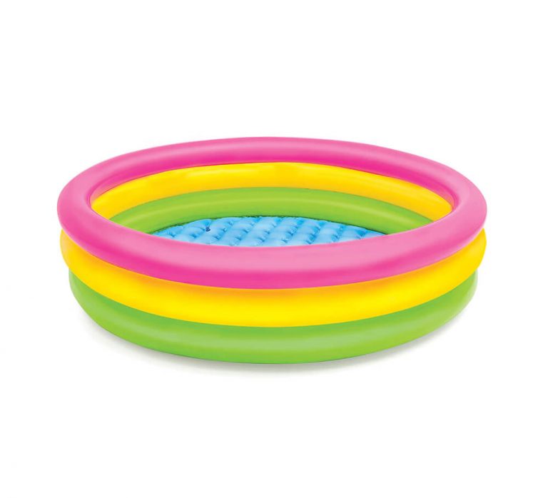Intex 57412 Sunset Glow Pool | 4 Foot Kids Inflatable Pool - Big Value Shop