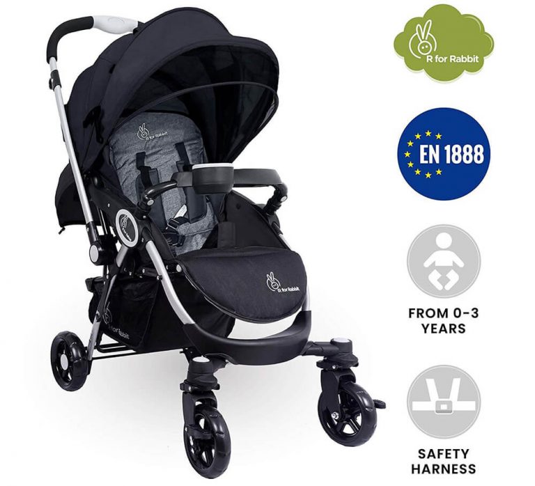 R for Rabbit Chocolate Ride Baby Stroller & Pram | Suitable for 0 to 3 ...