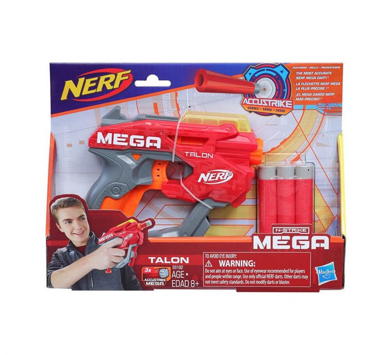 NERF Mega Talon Blaster | 3 Darts - Big Value Shop