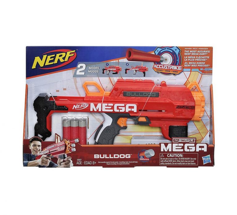 Nerf AccuStrike Mega Bulldog Blaster | 6 Darts - Big Value Shop