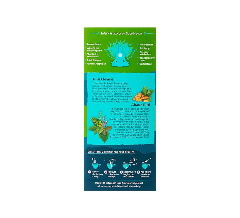 Organic India Tulsi Cleanse | 25N Infusion Bags - Big Value Shop
