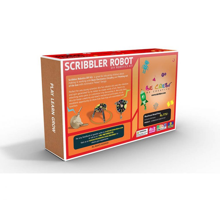 Be Cre8v Scribbler Robot | Robotics and Electronics - Big Value Shop