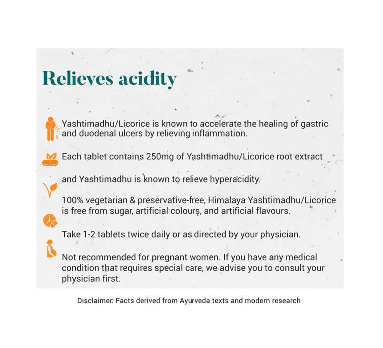Himalaya Pure Herbs Yashtimadhu | Mulethi Tablets | 60 Tabs - Big Value ...