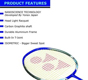 Yonex Nanoray 7000I G4-2U Badminton Racquet | 100% Original Product ...