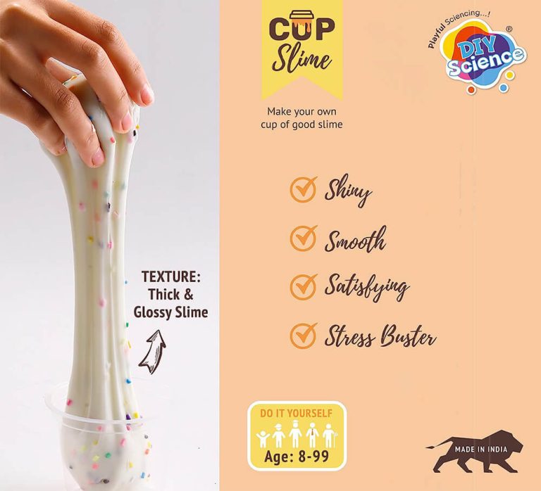 DIYScience Funfetti Cake Slime Kit | Suitable for 8 to 99 Years - Big ...