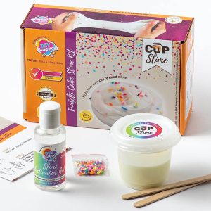 DIYScience Funfetti Cake Slime Kit | Suitable for 8 to 99 Years - Big ...