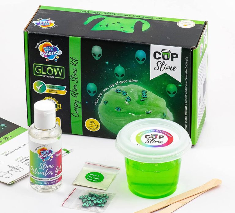 DIYScience Creepy Alien Slime Kit | Suitable for 8 to 99 Yrs - Big ...
