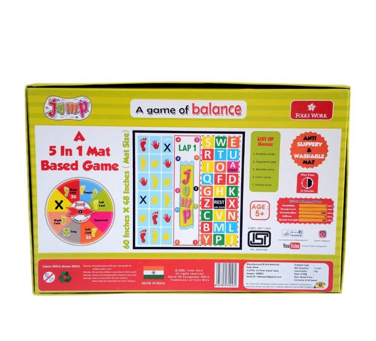 Folks Work Jump | Board Game | Suitable for 5+Yrs Kids - Big Value Shop
