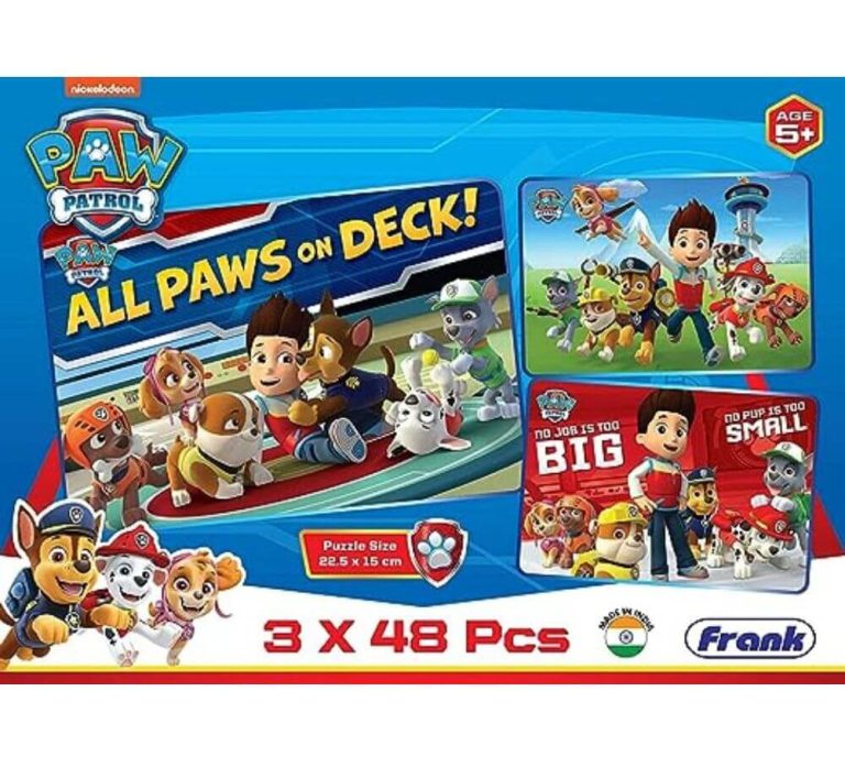 Frank Paw Patrol Jigsaw Puzzle | 48 Pieces | 3 in 1 Puzzle - Big Value Shop