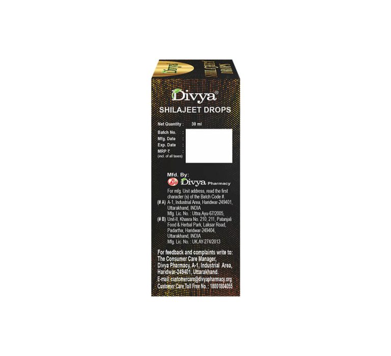 Patanjali Divya Shilajeet Drops | 30ml - Big Value Shop
