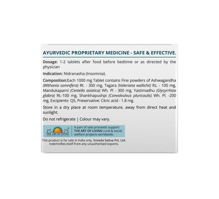 Sri Sri Tattva DEEP-SL | Sleep Well | 1000mg - Big Value Shop